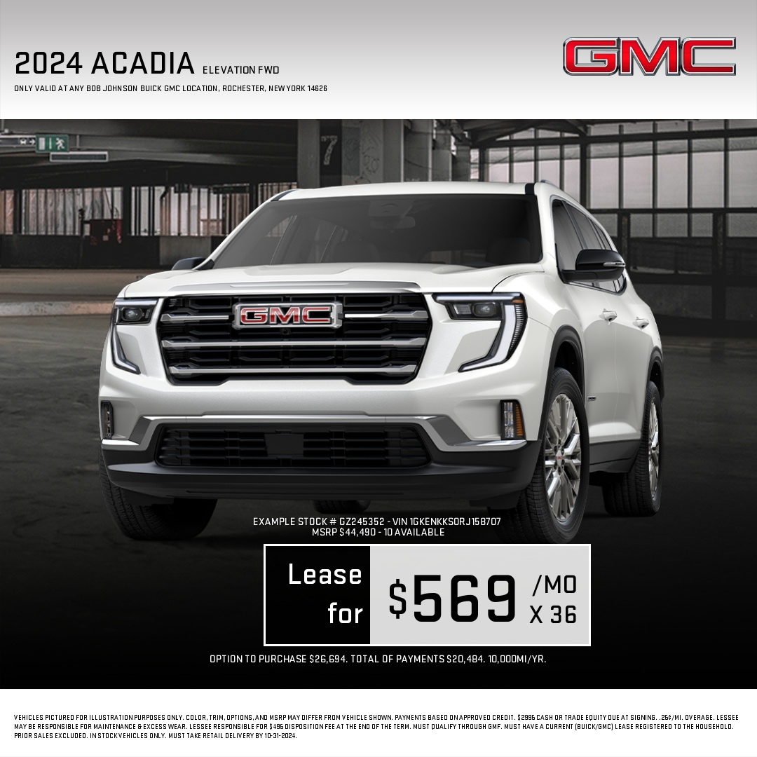 Bob Johnson Buick GMC - Rochester / Greece - Bob Johnson Auto Group